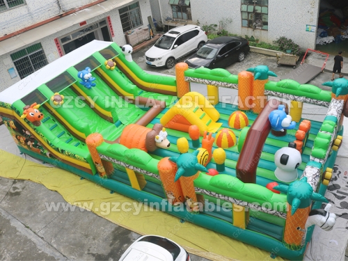 dog bouncy castle,animal jumping castle,animal themed bouncy castle ...