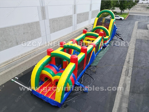 inflatable obstacle course,obstacle course bounce house,inflatable ...